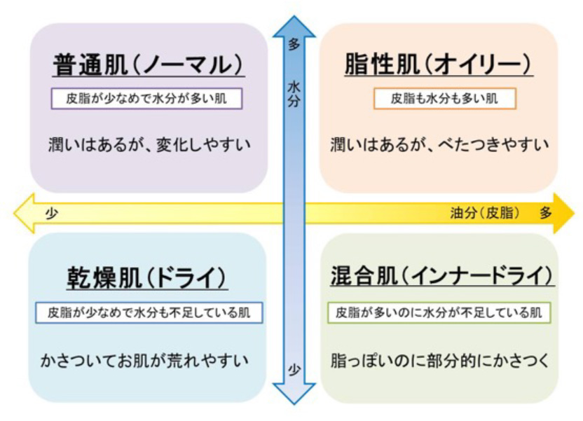 肌タイプ 肌のメカニズム スキンケアについて Mikiluce